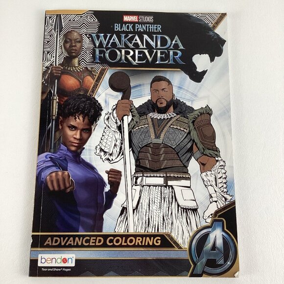 Toys | Marvel Studios Black Panther Wakanda Forever Advanced Coloring ...